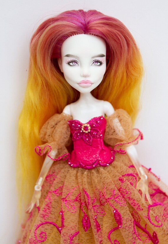 Monster High Repaint Reroot Ooak Custom Handmade Art Doll - Etsy