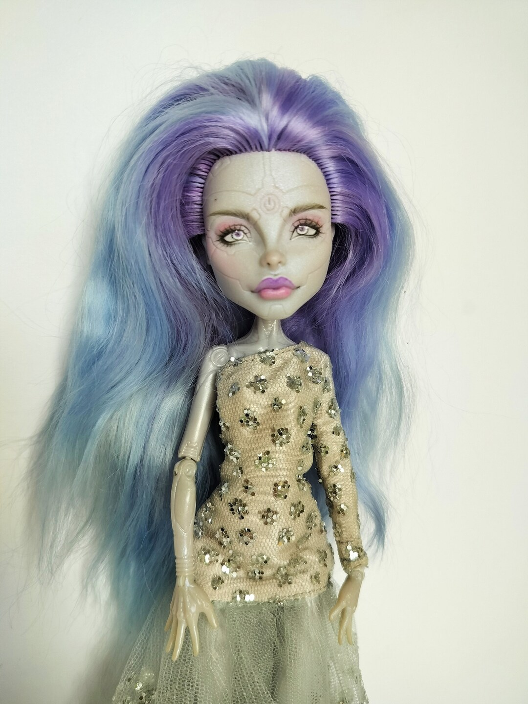 Monster High Reroot Repaint Customs Oak Handmade Art Doll With Natural ...