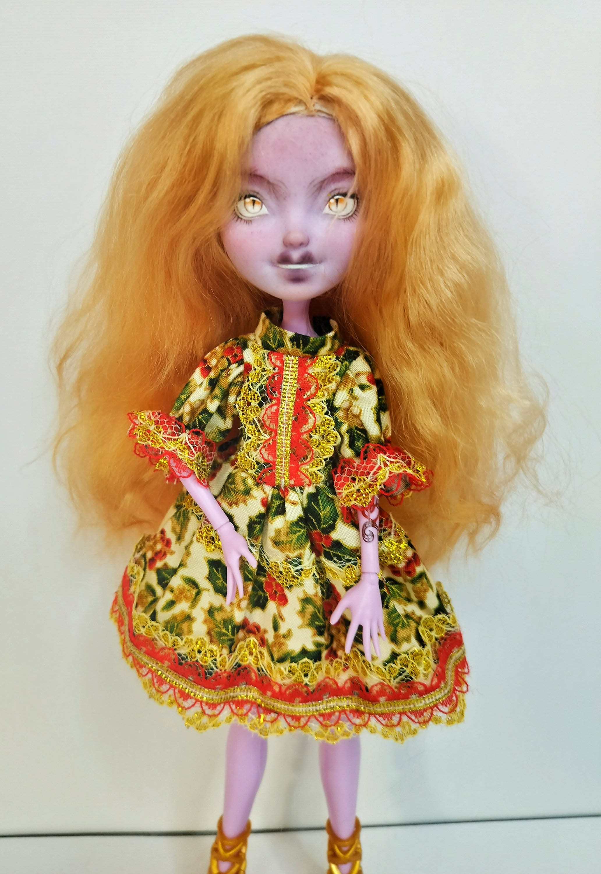Monster High Reroot Repaint Customs Oak Handmade Art Doll With - Etsy
