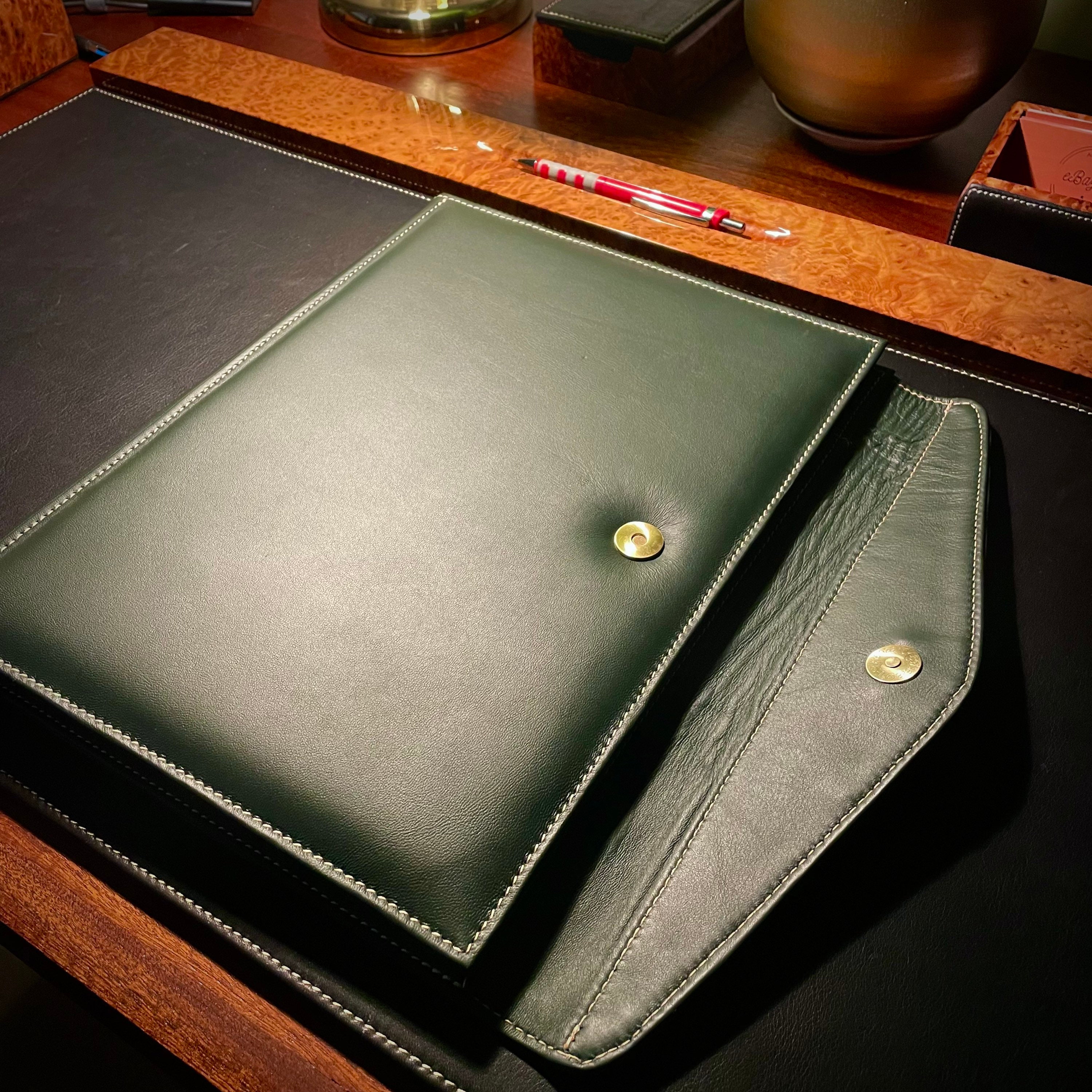 Full Grain Leather Portfolio. Business Organizer. Document - Etsy