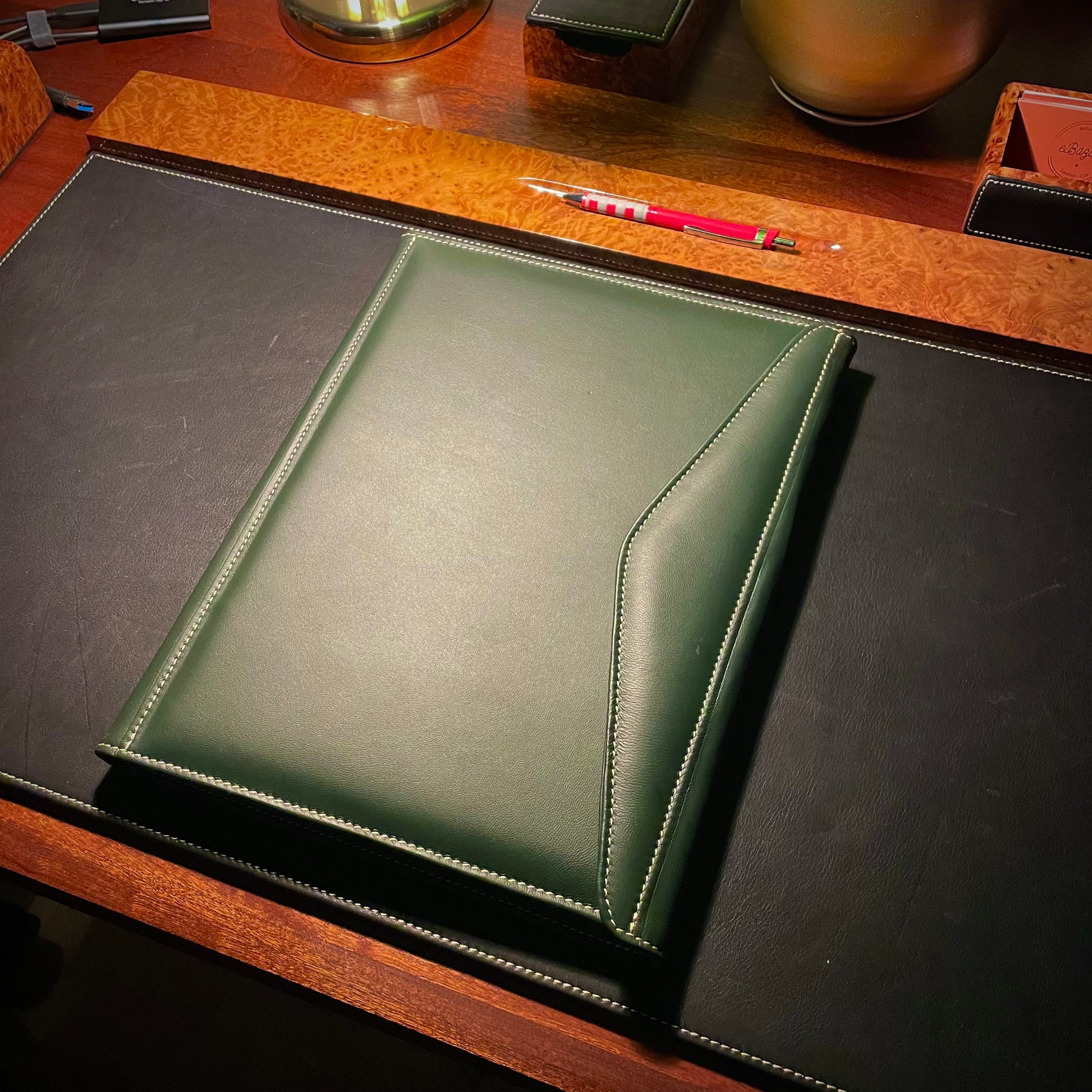 Full Grain Leather Portfolio. Business Organizer. Document - Etsy