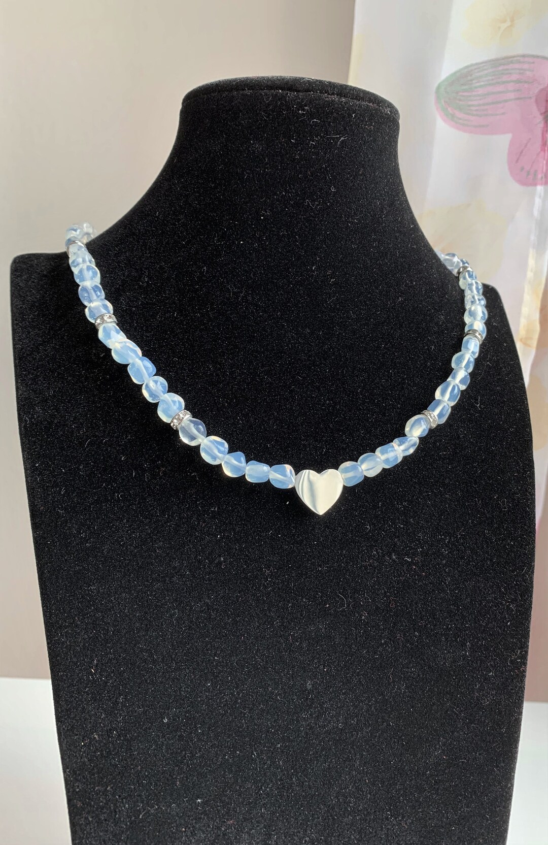 Necklace Made of Fascinating OPALITH Mysterious Play With Light - Etsy