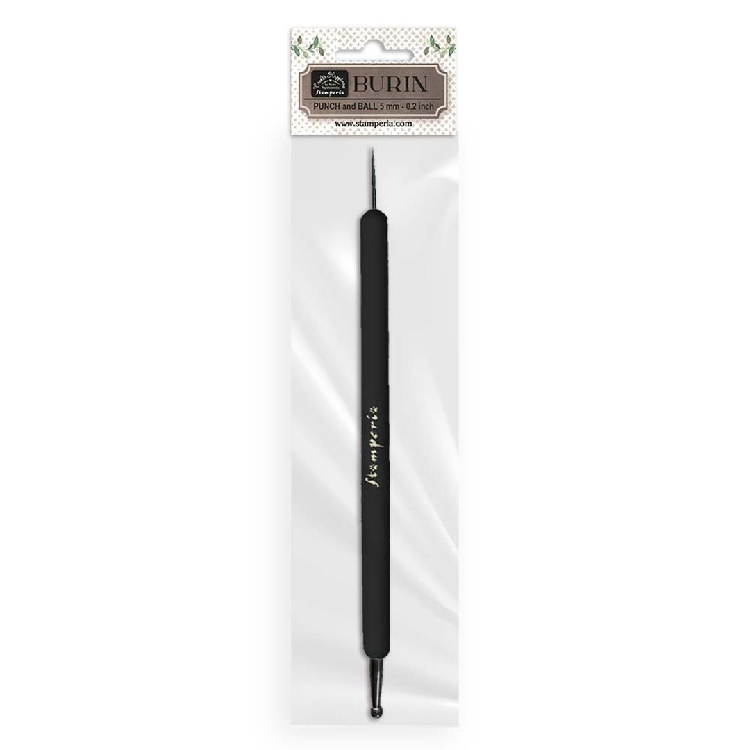 Stamperia Create Happiness Burin Punch and Ball Diam Mm 5 - 0,2 Inches ...