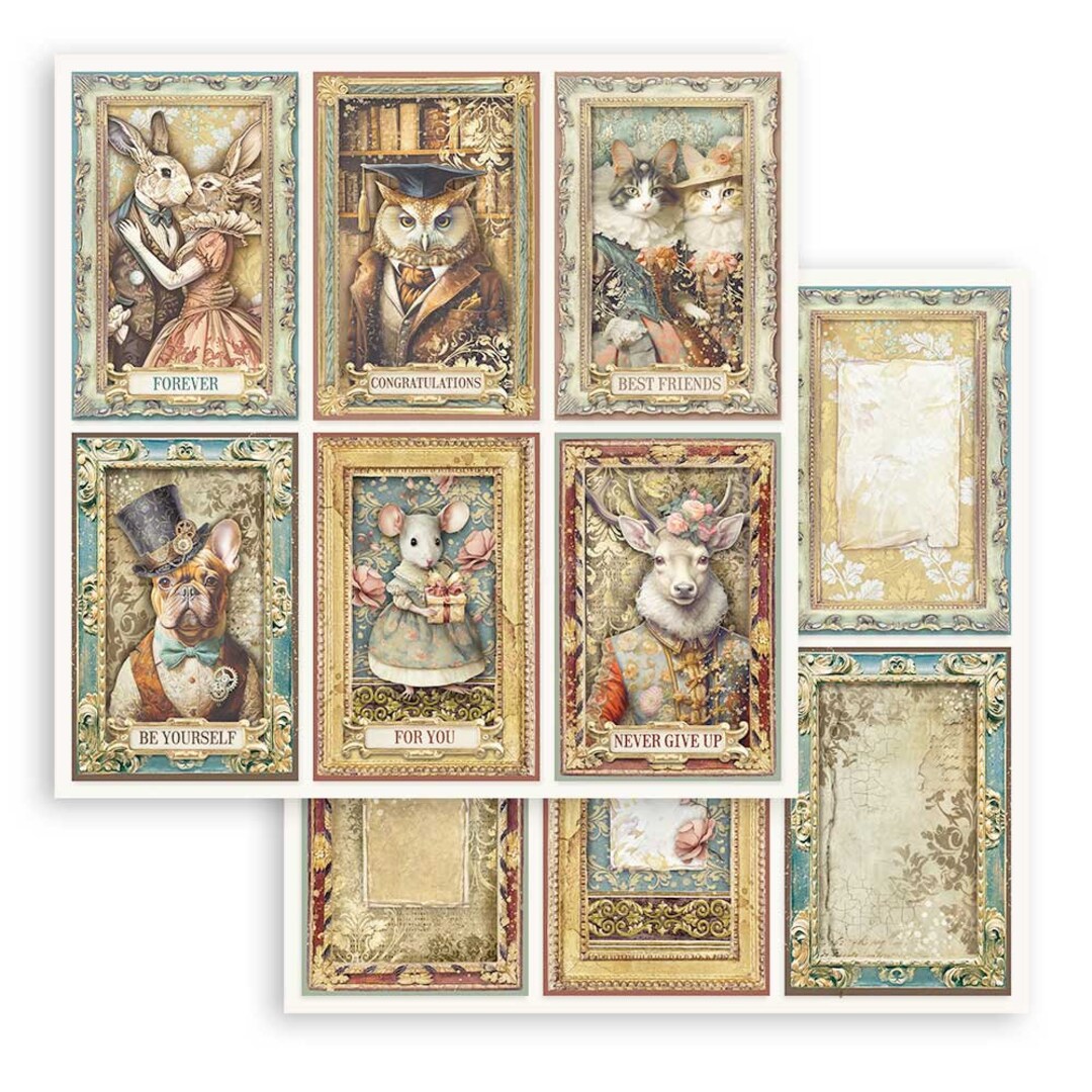 Stamperia Scrapbooking Double Face Sheet - Alterego 6 Cards - Etsy