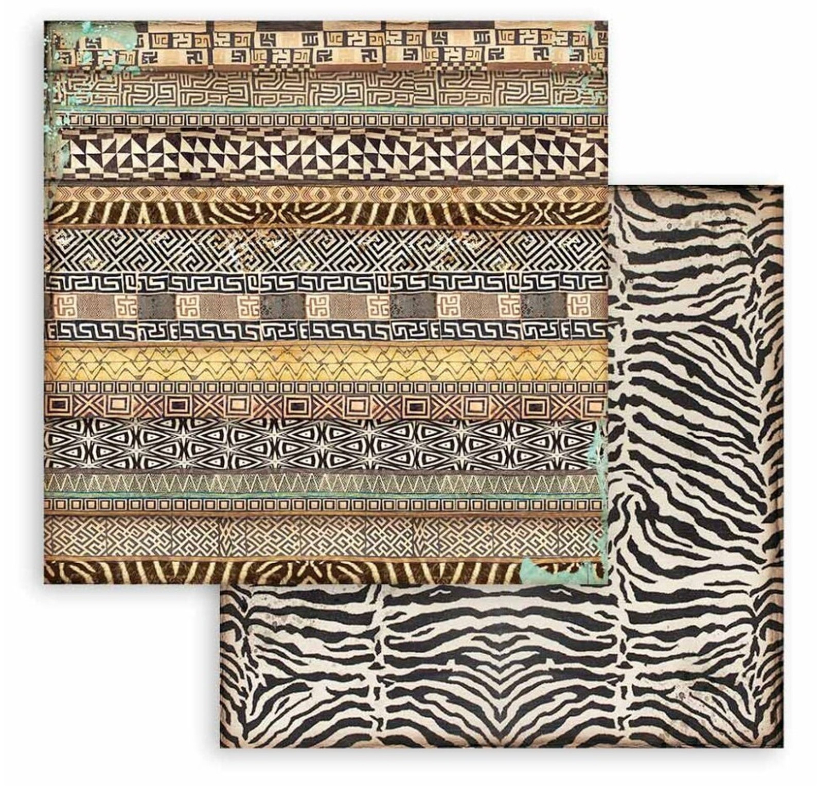 Stamperia-maxi Backgrounds Selection-savana-1212paper Pad - Etsy