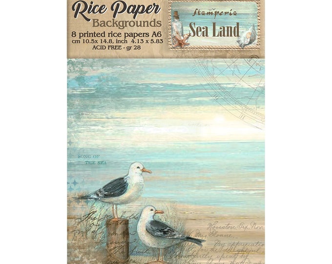Stamperia Selection 8 Rice Paper A6 Backgrounds - Forest - Etsy