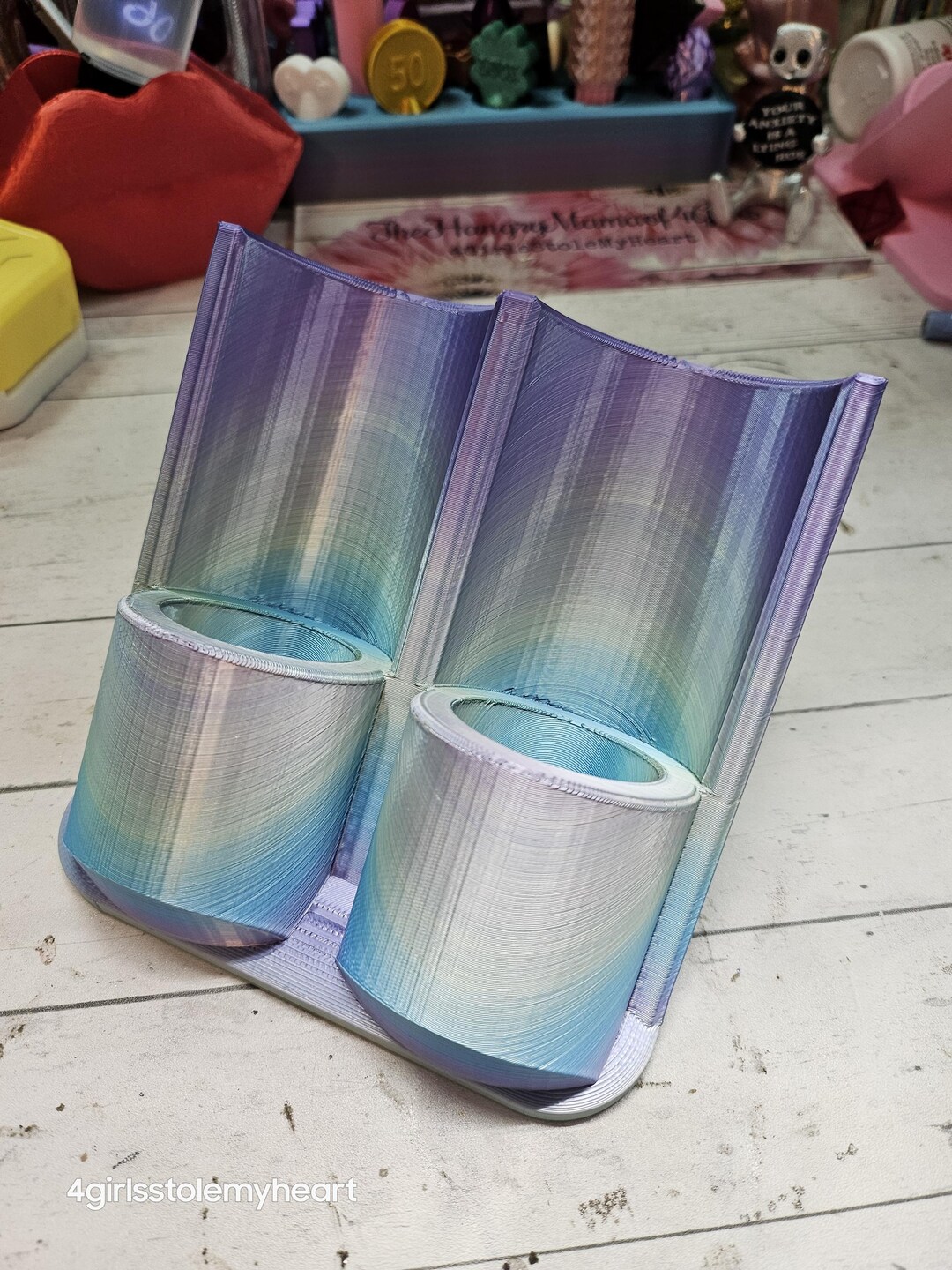 4girlsstolemyheart Double Combo Glue Bottle Holder for 8oz Bottles ...