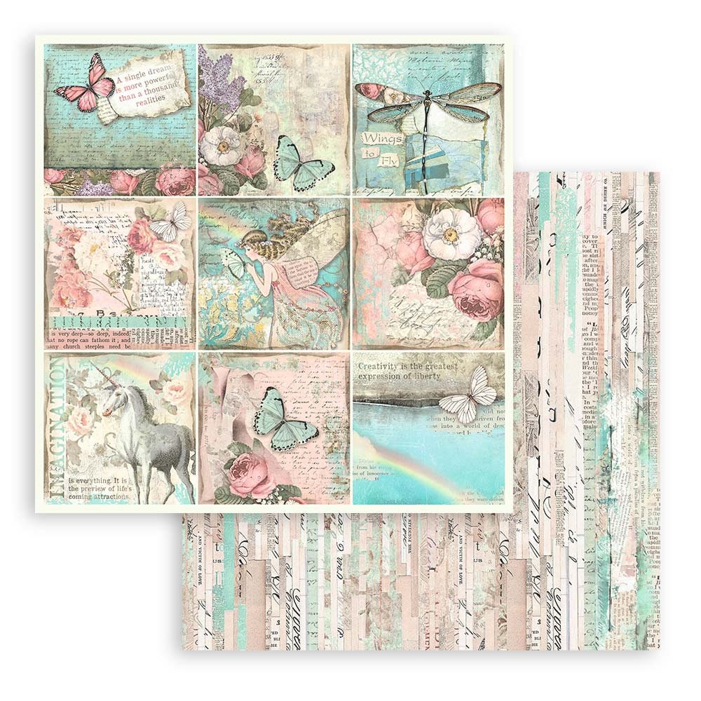 Stamperia-wonderland-12×12paper Pad - Etsy