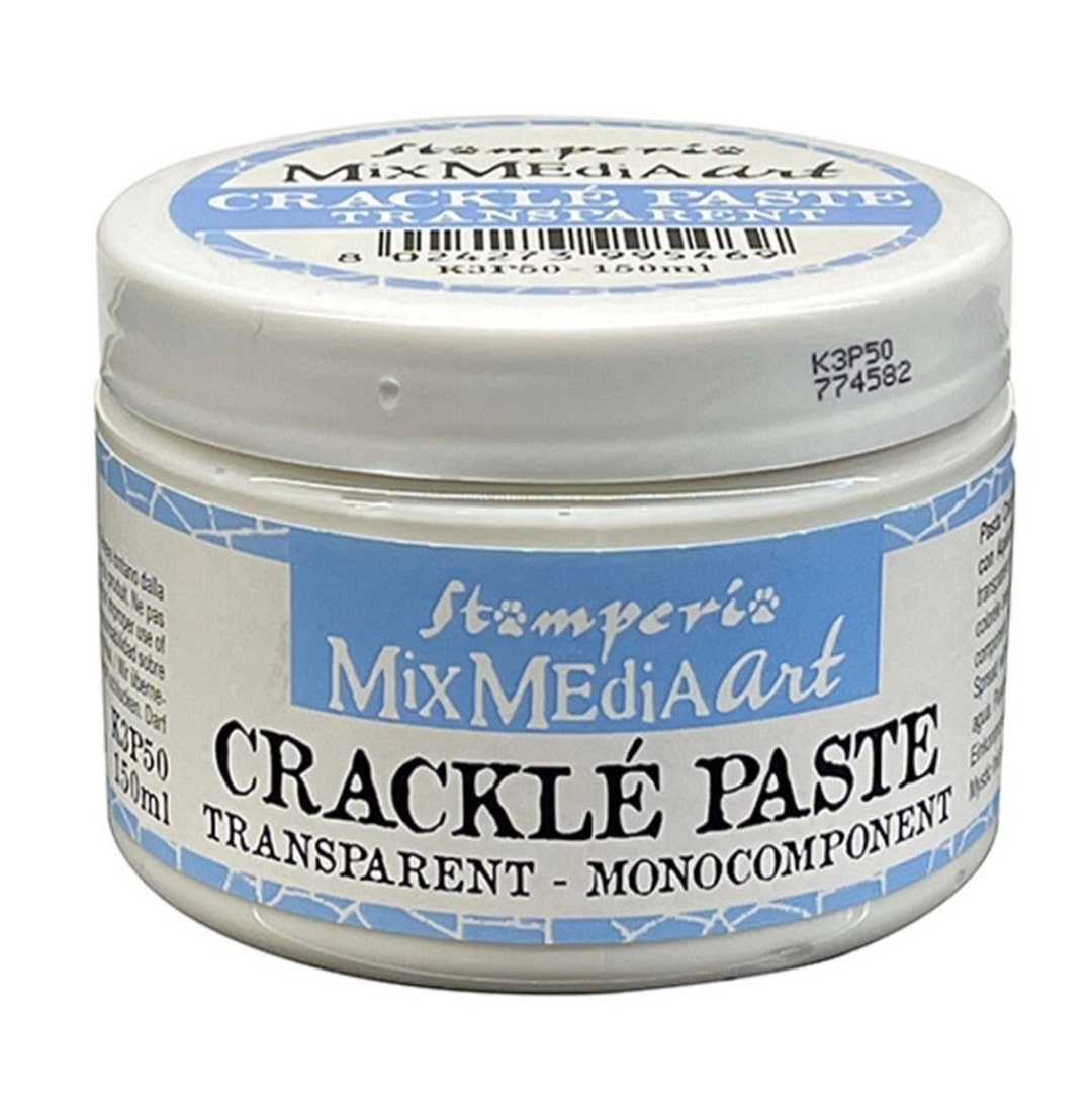 Stamperia Crackle Paste Ml 150 Transparent - Etsy
