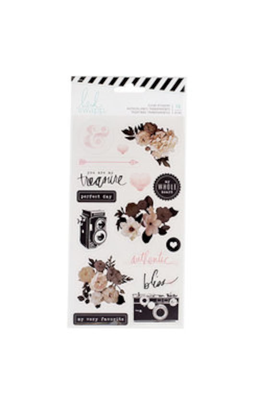 Heidi Swapp-clear Magnolia Jane Stickers 16 Pieces - Etsy