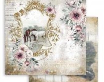 Stamperia Calligraphy Loose Sheets-12x12 Double-sided 5 Sheets - Etsy
