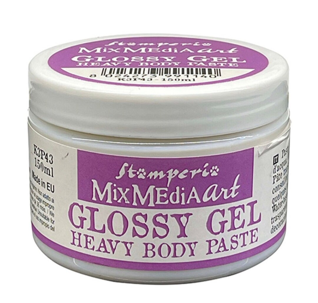 Stamperia Glossy Gel Heavy Body Paste Ml 150 - Etsy