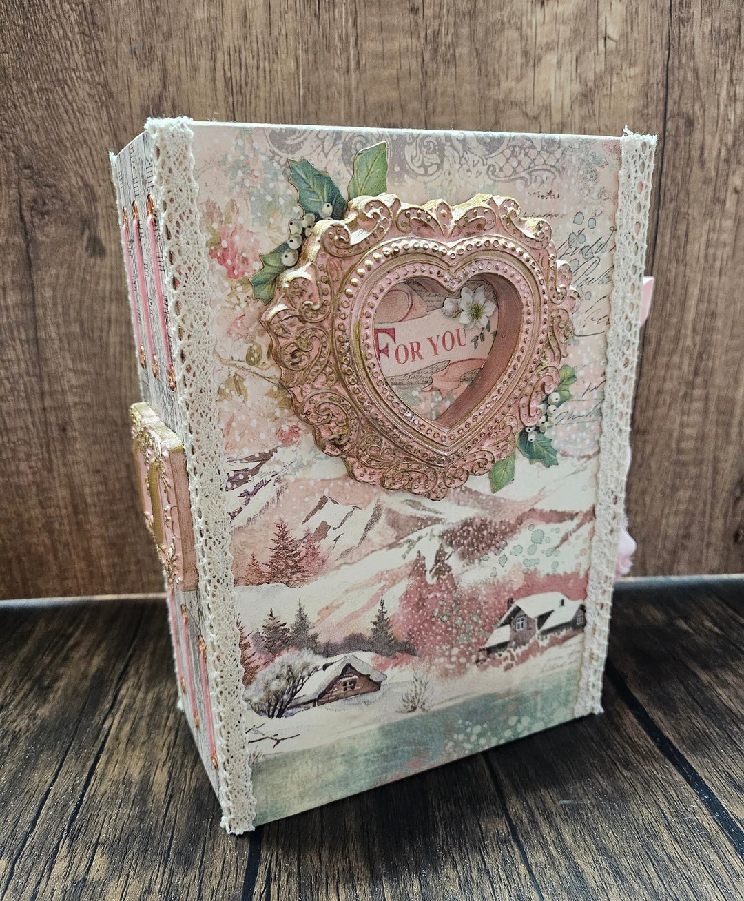 Book 11: Pink Christmas Journal Book - Etsy