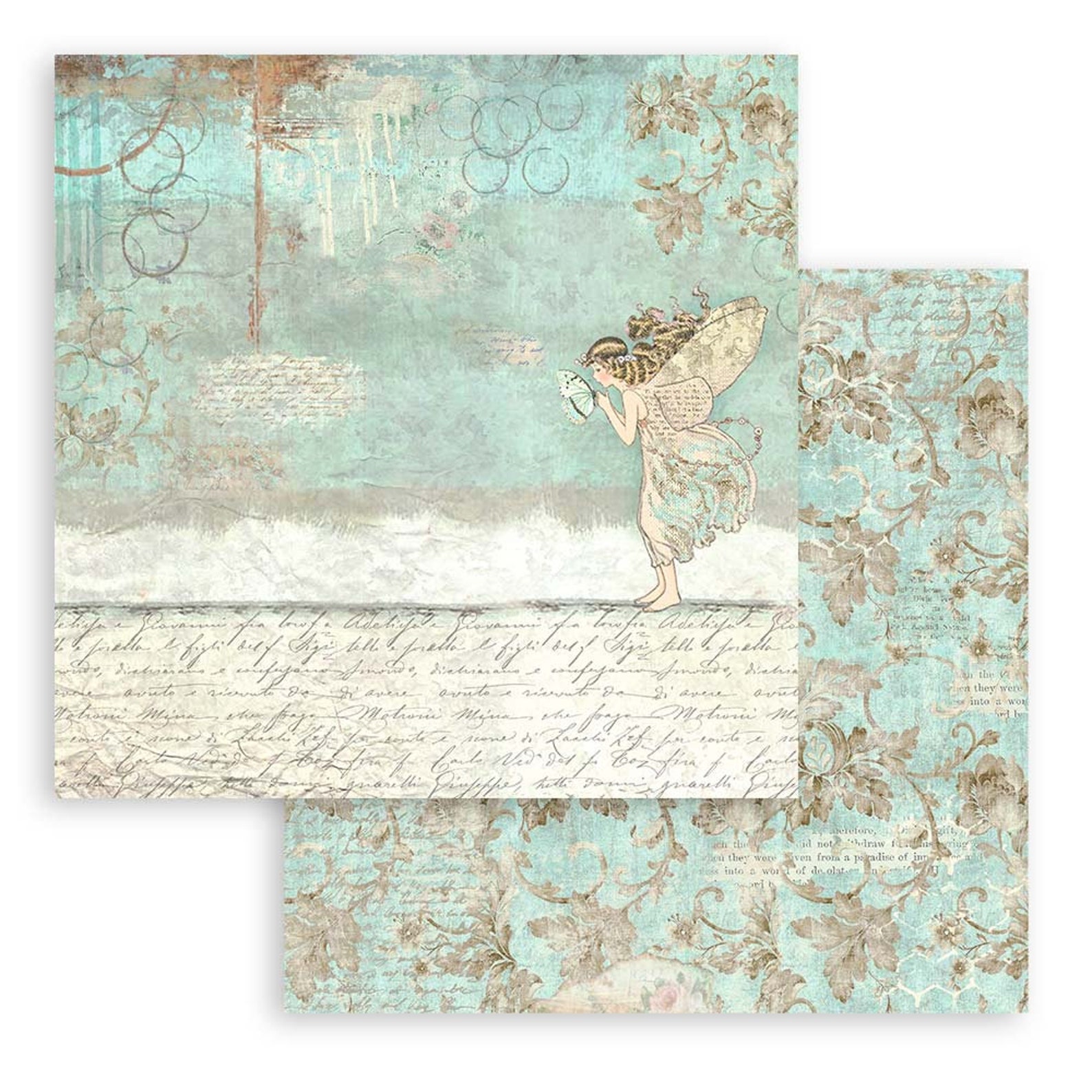 Stamperia-wonderland-12×12paper Pad - Etsy