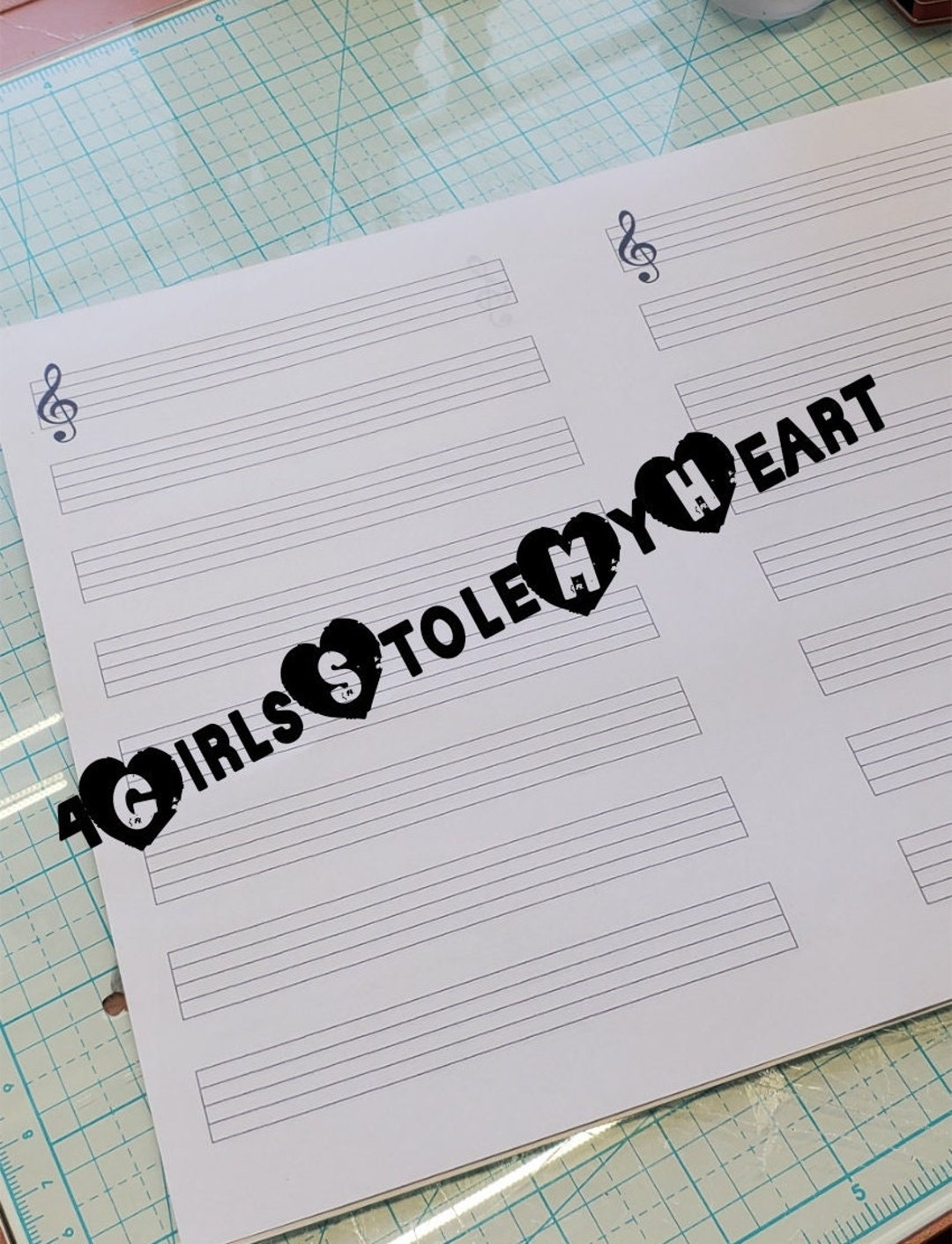 Music Staff Bundle Paper-digital Download - Etsy