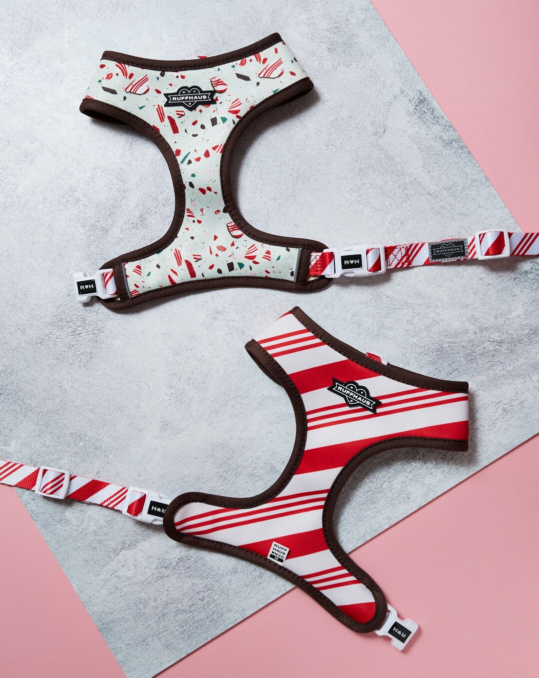 Peppermint Bark Dog Harness: Holiday Christmas Pet Vest - Etsy