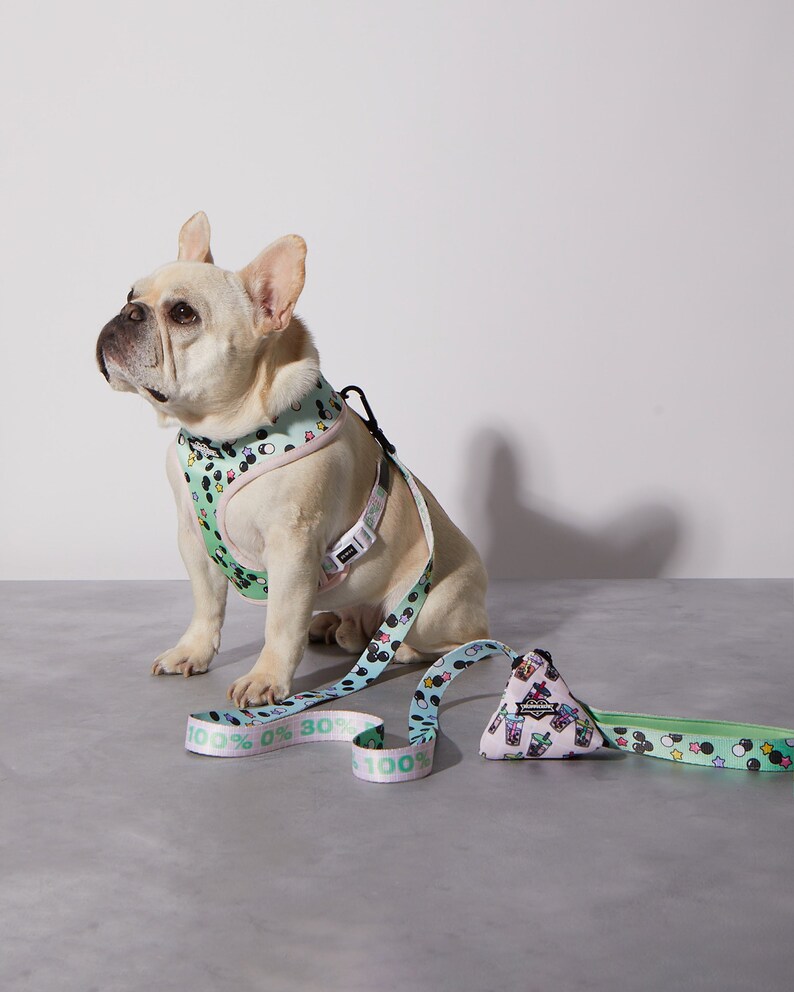 Boba Bubble Tea Poop Bag Holder, Cute Milk Tea Print Dog Treat Bag ...