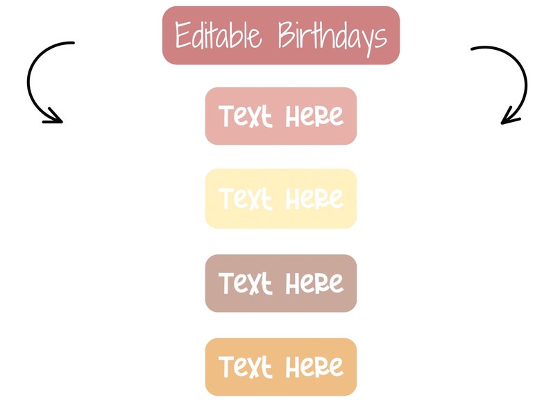 Boho Rainbow, Birthday Bulletin Board Kit, Classroom Display Months ...