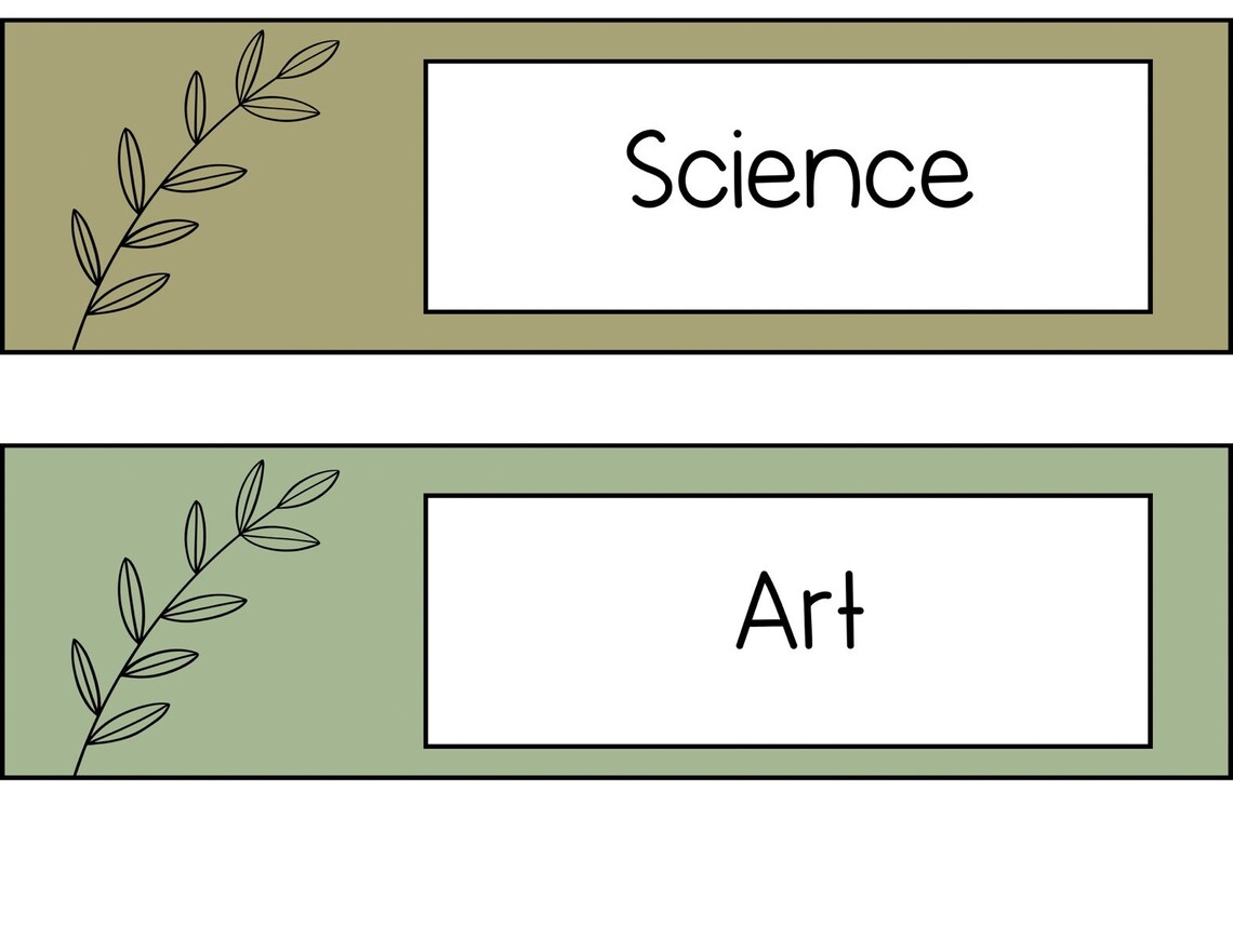 EDITABLE Printable Boho Plant Schedule Cards Classroom Decor - Etsy