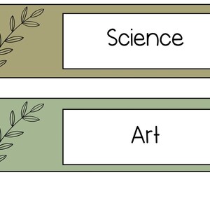 EDITABLE Printable Boho Plant Schedule Cards, Classroom Decor ...