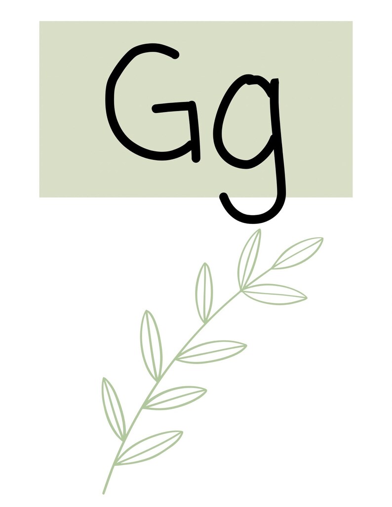 BOHO PLANT Alphabet Posters Neutral Rainbow Classroom Decor - Etsy