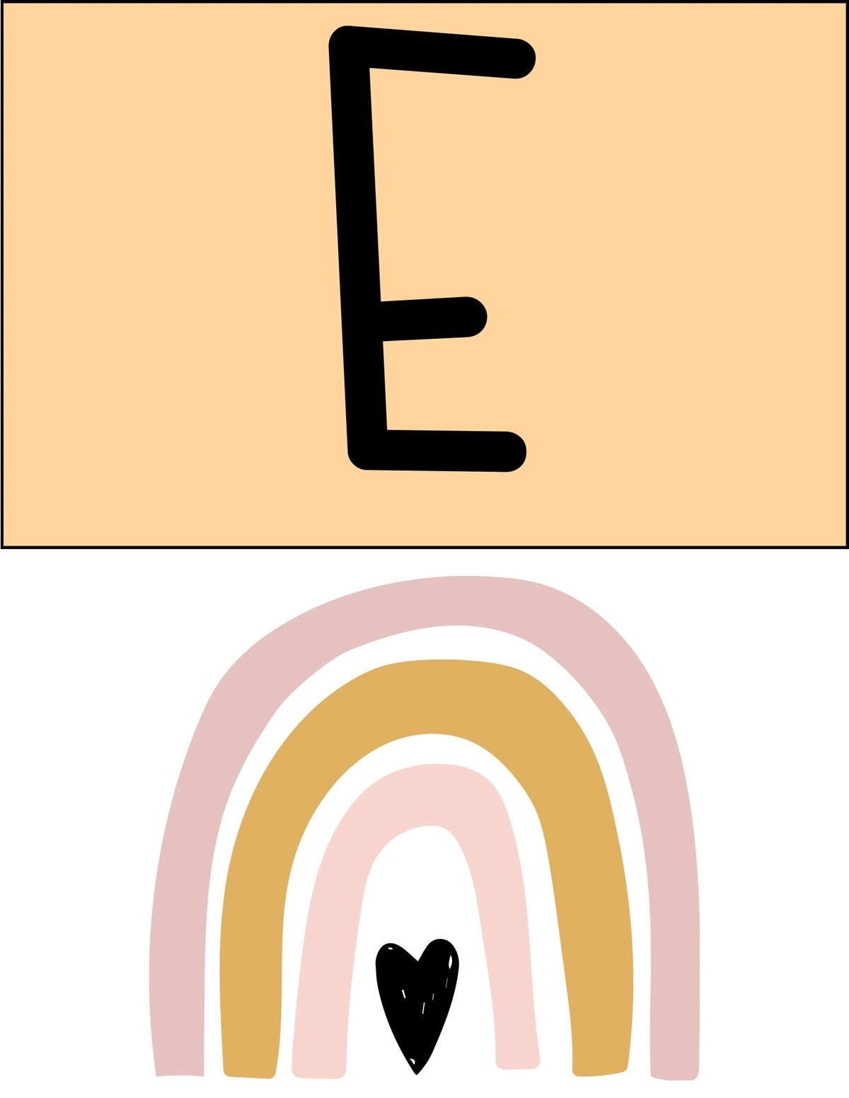 Boho Rainbow Alphabet Posters Neutral Rainbow Classroom - Etsy UK