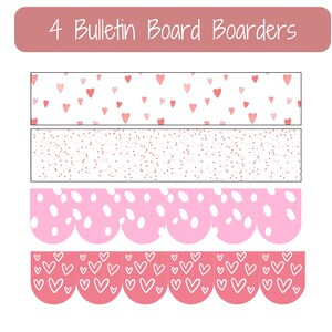 SPREAD LOVE, Valentines Day Bulletin Board Kit EDITABLE Heart Name ...