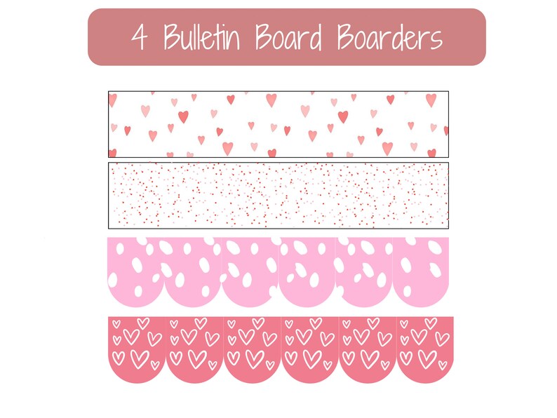 SPREAD LOVE, Valentines Day Bulletin Board Kit EDITABLE Heart Name ...