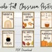Fall Boho Classroom Posters Digital Downloads L Boho Teacher - Etsy