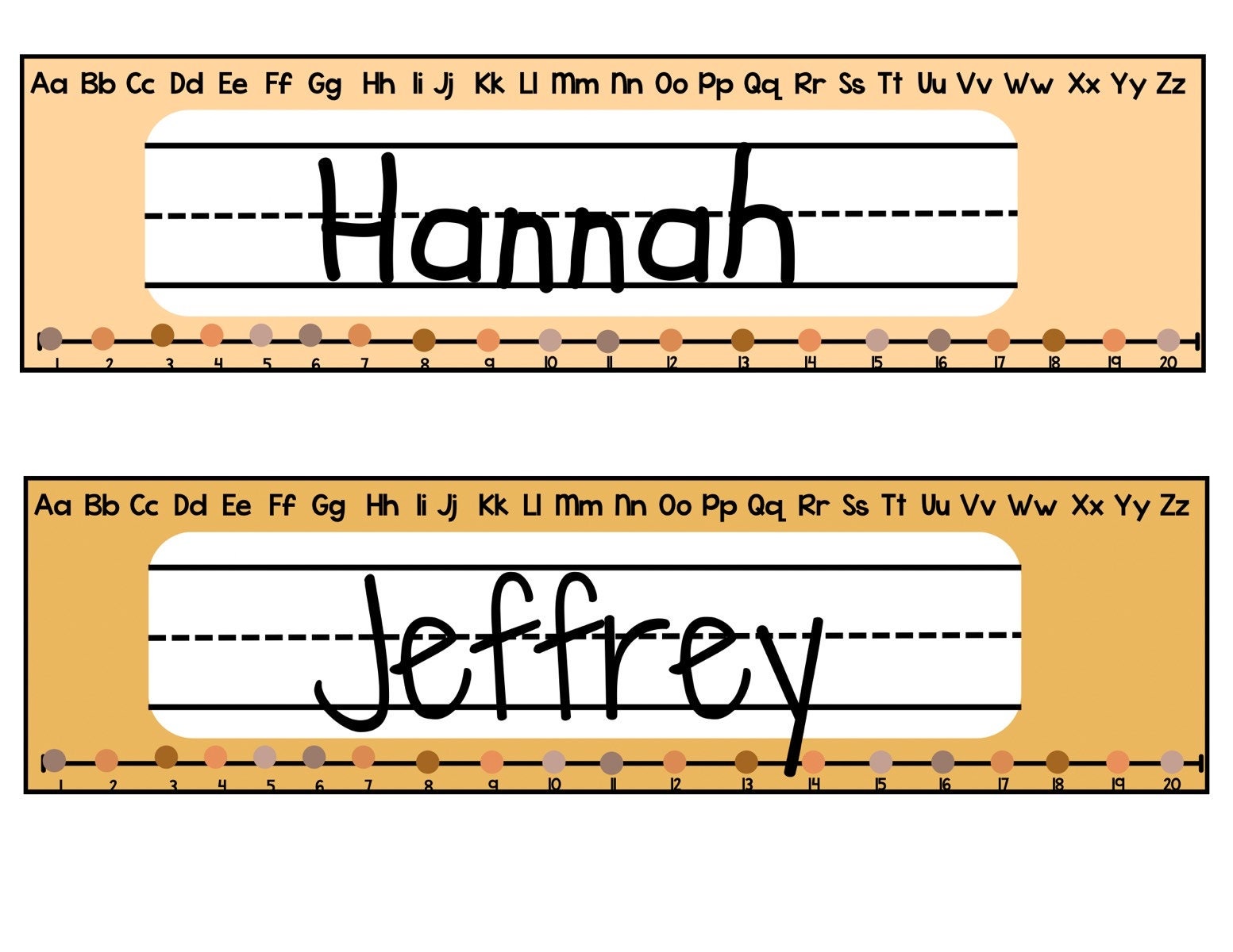 Classroom Desk Name Tags - EDITABLE - Etsy