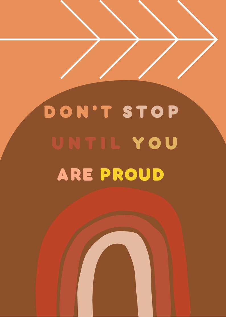 Set of 8 Printable Boho Inspirational Posters, Classroom Decor, Class ...