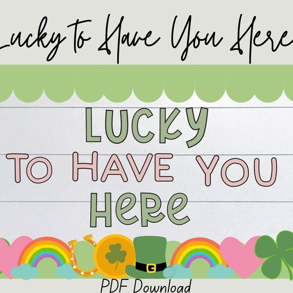 St Patricks Bulletin - Etsy