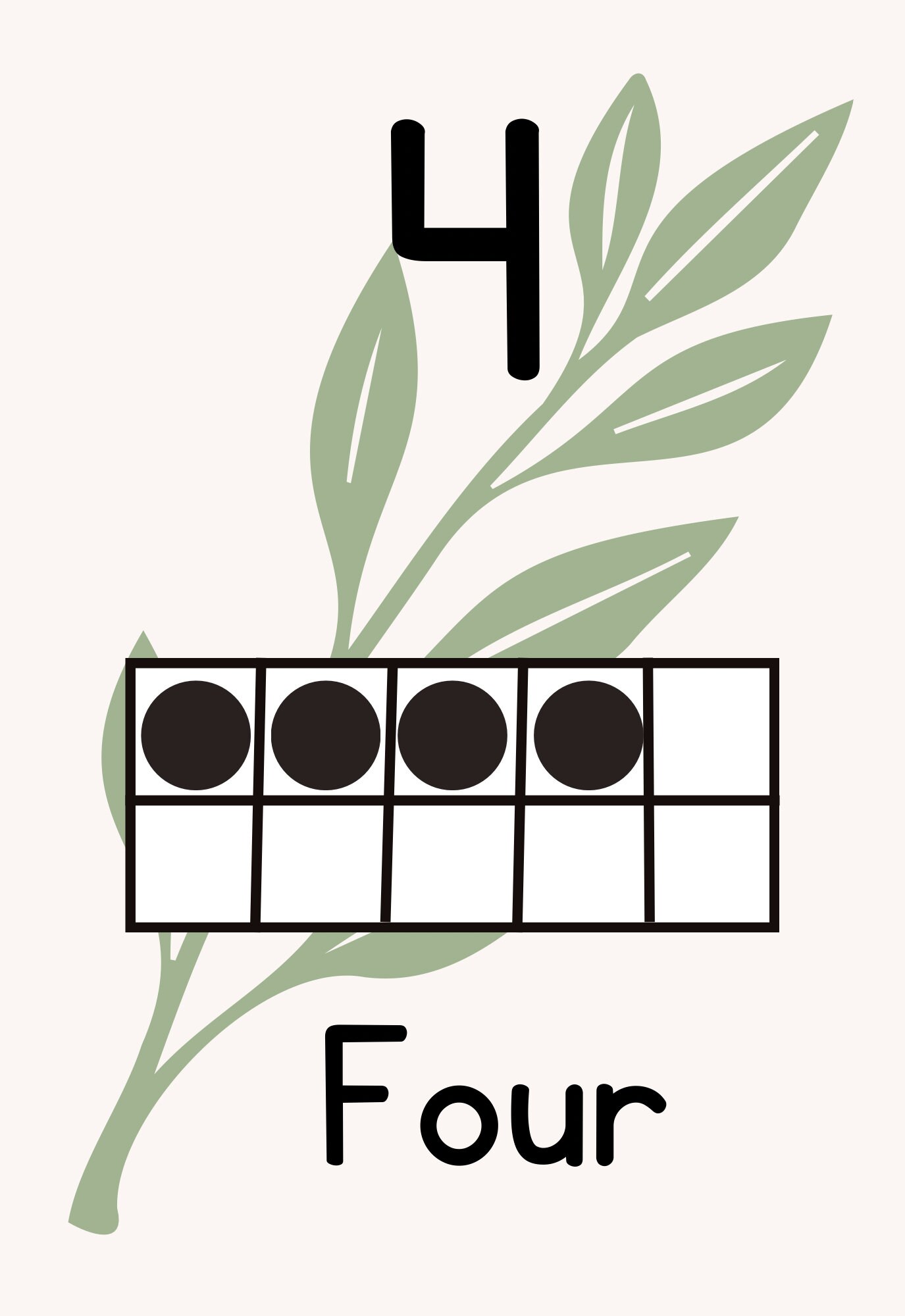 Plant Lover Numbers 1-10 Posters Digital Download - Etsy
