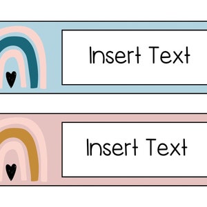 EDITABLE Printable Boho Rainbow Classroom Job Cards, Classroom Decor ...