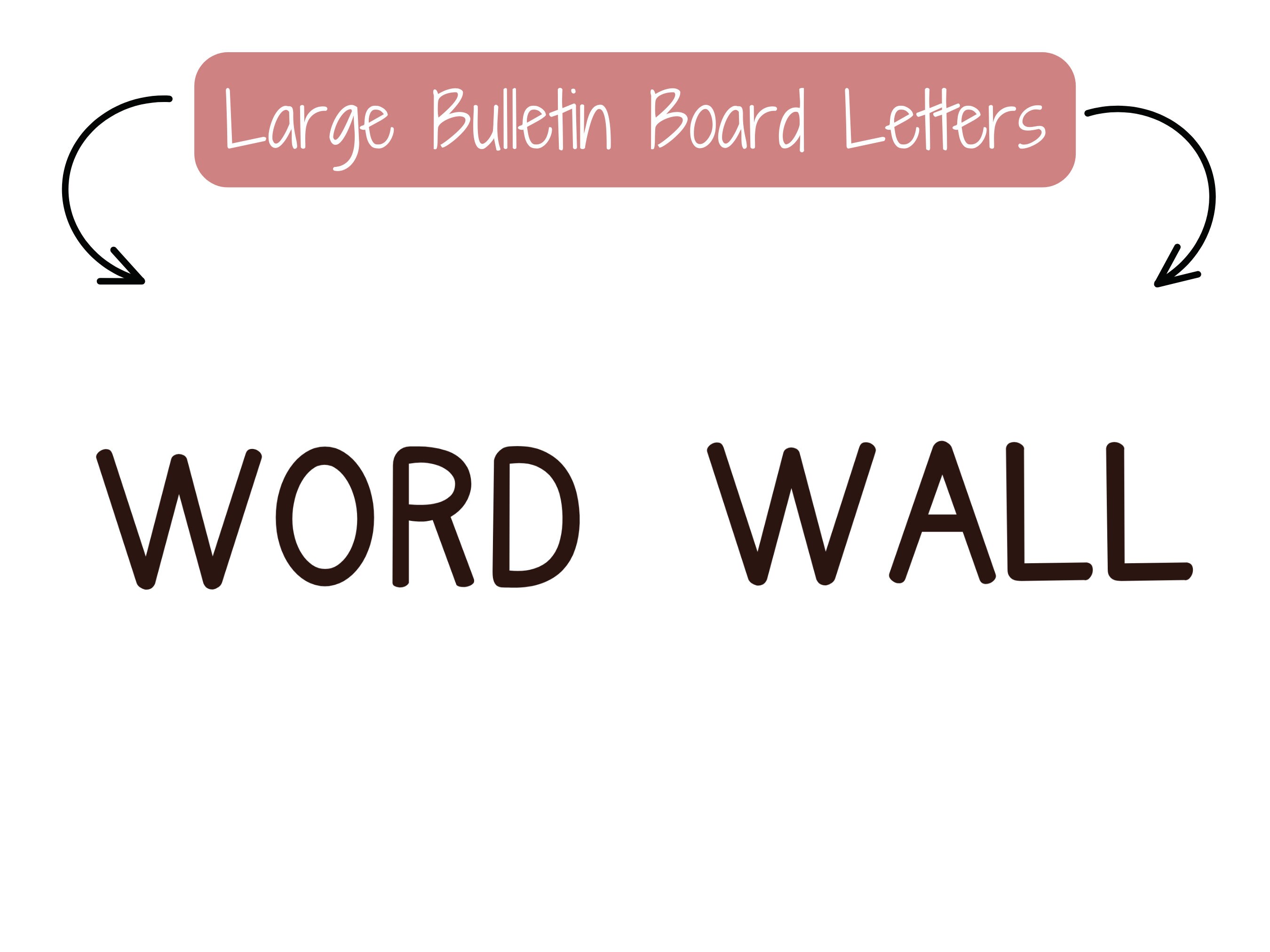 Boho Rainbow Classroom Word Wall - Etsy