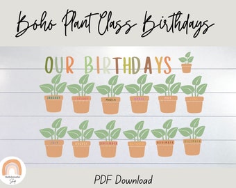 Classroom Birthday Display - Etsy