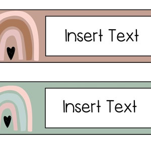 EDITABLE Printable Boho Rainbow Classroom Job Cards, Classroom Decor ...