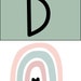 Boho Rainbow Alphabet Posters Neutral Rainbow Classroom - Etsy