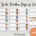 Boho Rainbow Teacher Toolbox Labels EDITABLE - Etsy