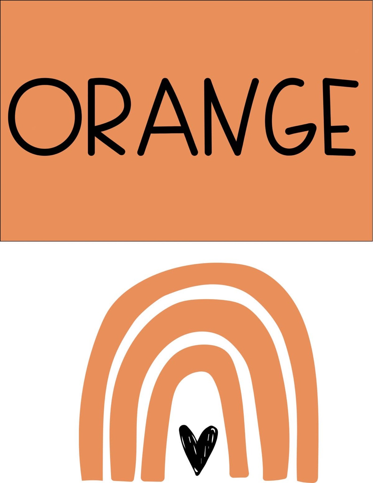 Boho Rainbow Color Posters Neutral Rainbow Classroom Decor - Etsy