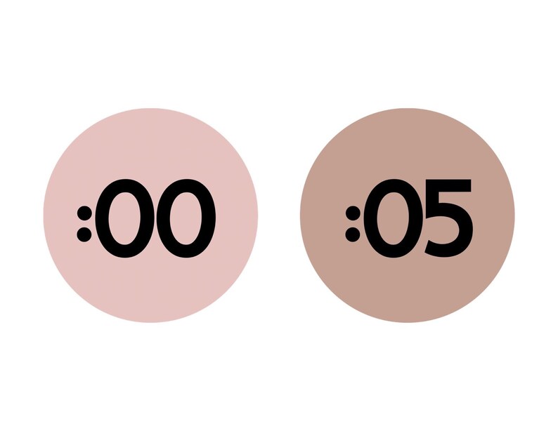 Boho Clock Labels Boho Classroom Decor Digital Download - Etsy