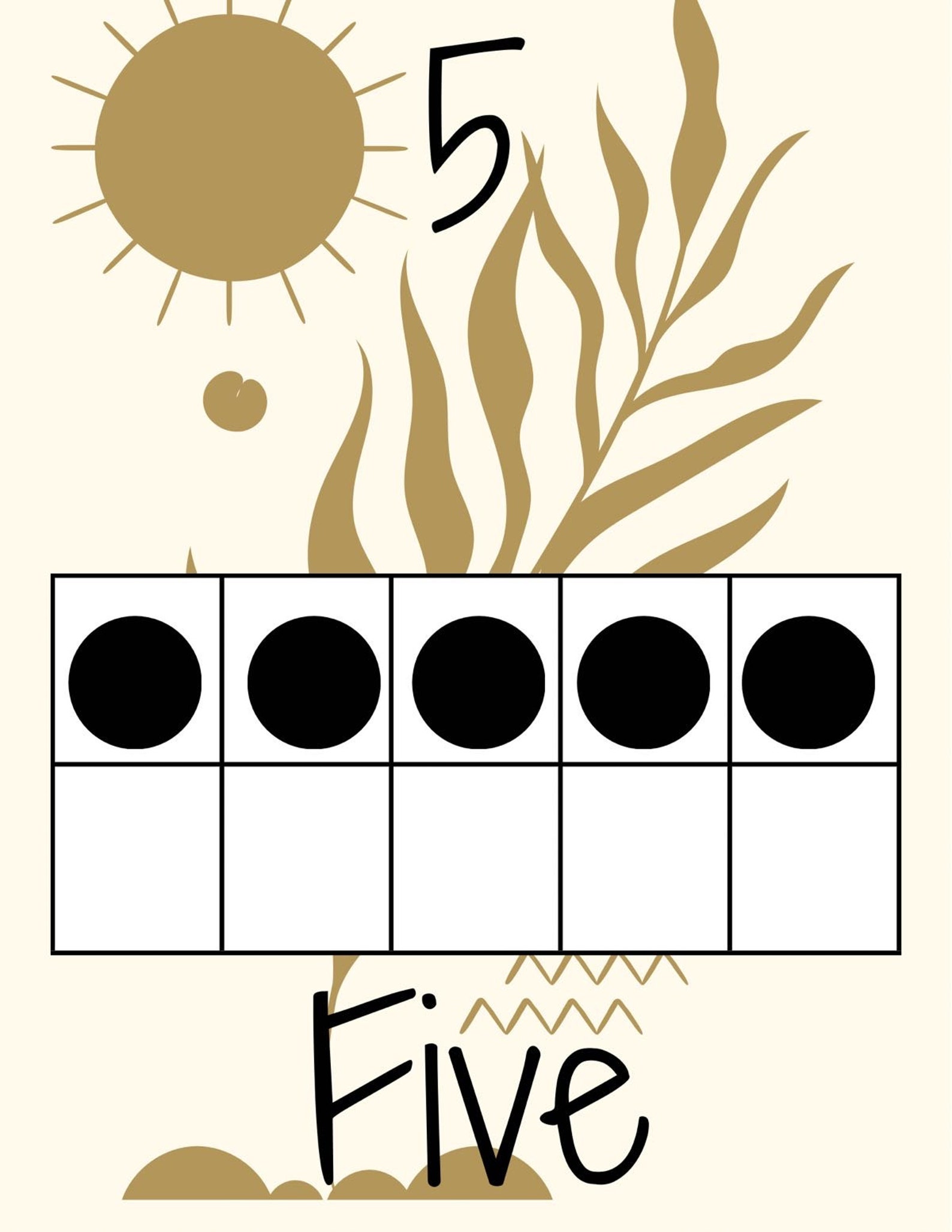 BOHO Numbers 1-10 Posters | Neutral Rainbow Classroom Decor | Digital ...