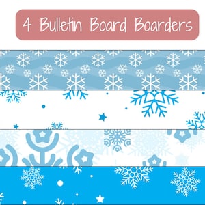 We Are Like Snowflakes Unique and Special, Winter Bulletin Board Kit ...