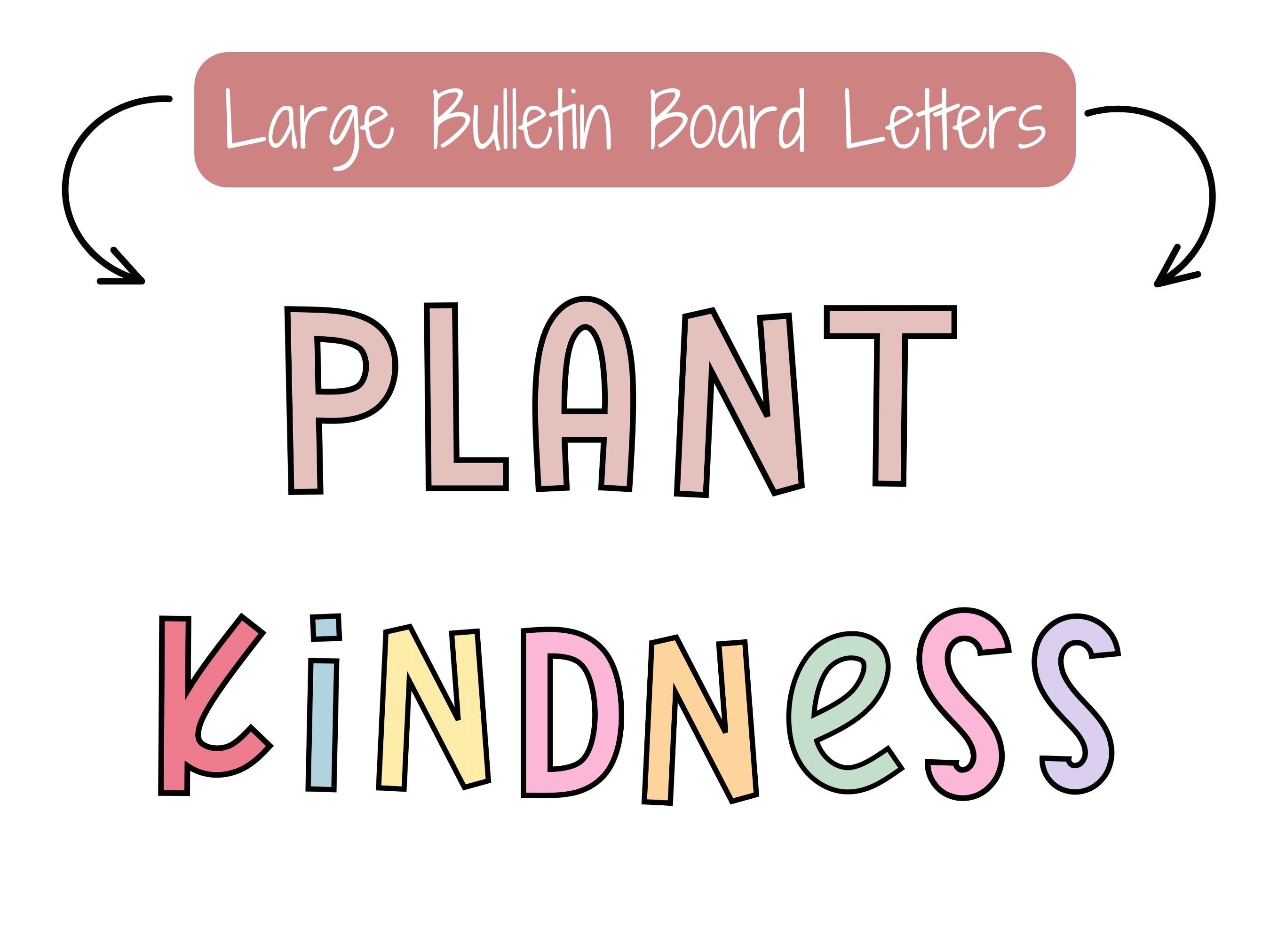 Plant Kindness, Spring Bulletin Board Kit, Digital Download - Etsy