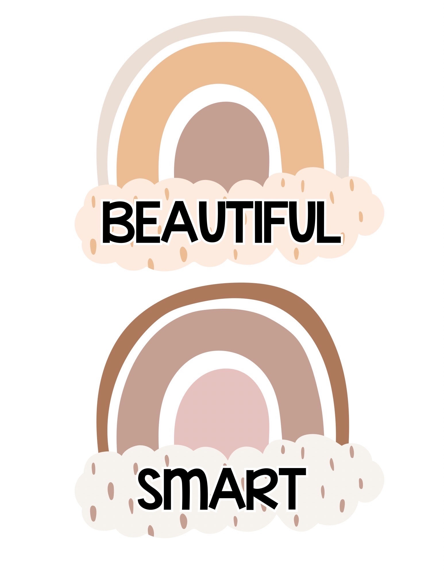 Boho Rainbow Classroom Affirmations 20 Positive Sayings - Etsy