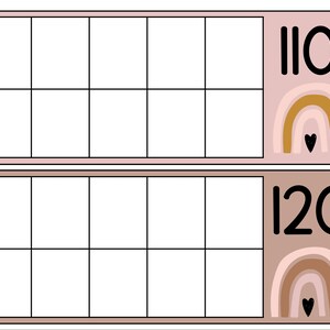 EDITABLE Printable Boho Rainbow Days of School Chart, Classroom Decor ...