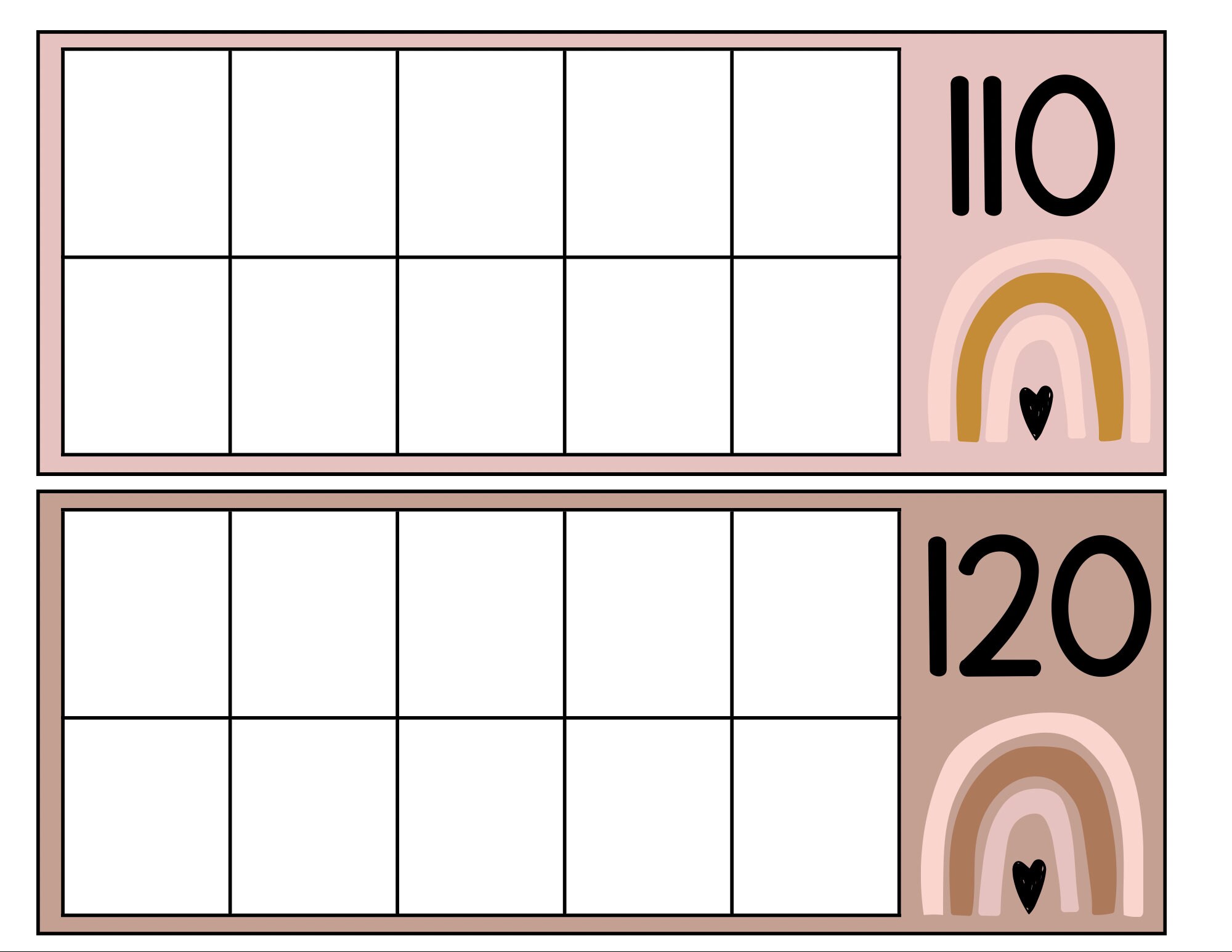 EDITABLE Printable Boho Rainbow Days of School Chart - Etsy Australia