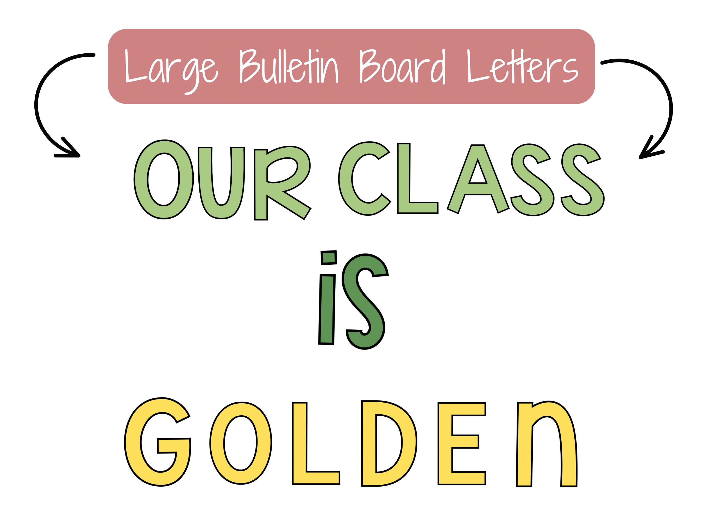 Our Class is Golden St. Patricks Day Bulletin Board Kit - Etsy