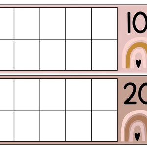 EDITABLE Printable Boho Rainbow Days of School Chart, Classroom Decor ...