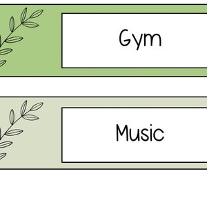 EDITABLE Printable Boho Plant Schedule Cards, Classroom Decor ...